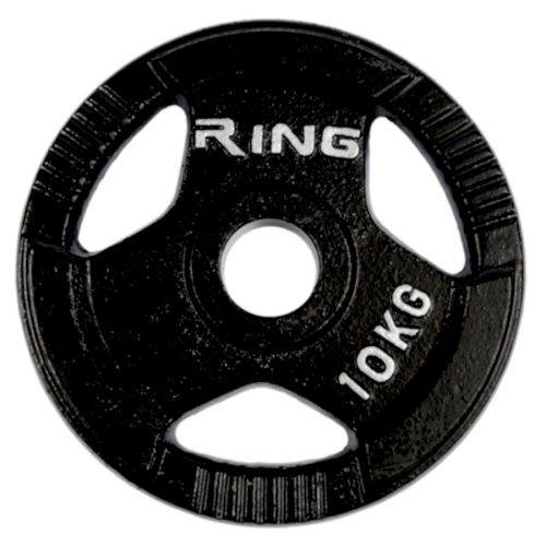 RING Olimpijski tegovi liveni sa hvatom 1x10kg RX PL14-10 (Rasprodato!)