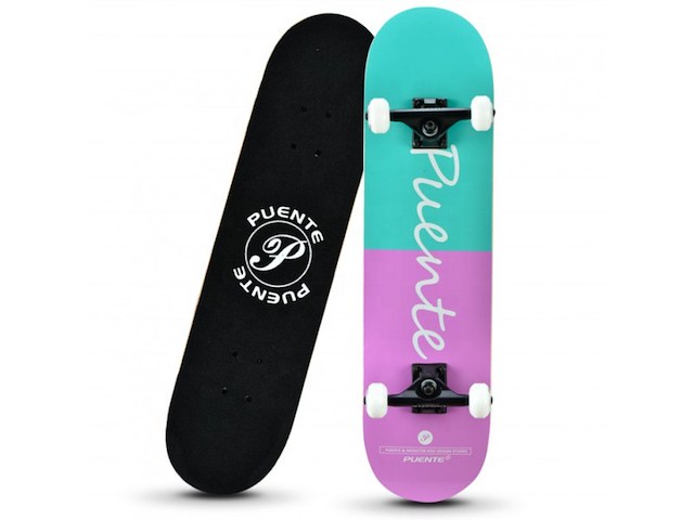 PUENTE 8 Slojeva - Profesionalni Skateboard - Duo Color