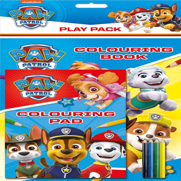 Paw Patrol - Mala i velika bojanka sa bojicama