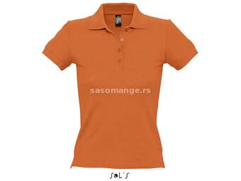 Polo majica za žene Sols People Orange veličina S 11310