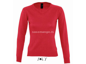Sols Ženski pulover sa V izrezom Galaxy Women Red veličina XL 90010