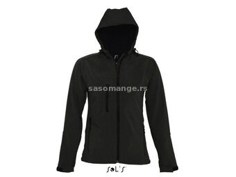 Sols Ženska Softshell jakna sa kapuljačom Replay Black veličina M 46802