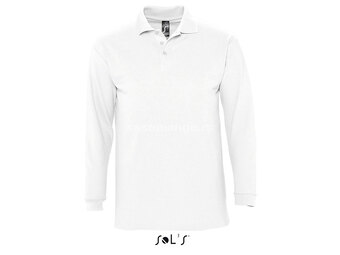 Pamučna majica za muškarca Sols Winter II White 3XL 11353