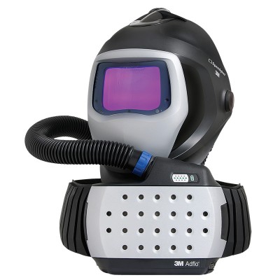 Komplet - 3M vazdušni respirator sa Adflo tehnologijom + automatska maska 3M Speedglas 9100 AIR (sa crevom za dovod vazduha). Komplet – 3M vazdušni respirator sa Adflo tehnologijom + automatska ma...