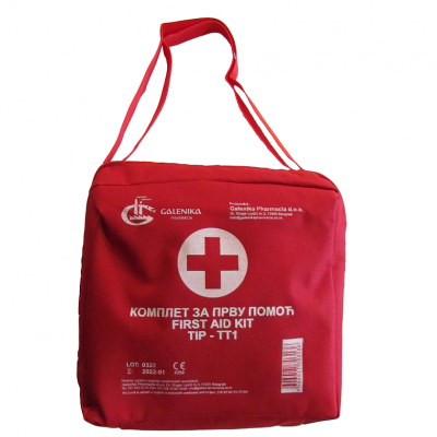 Prenosiva sanitetska torba – komplet za prvu pomoć TT1, sa punjenjem