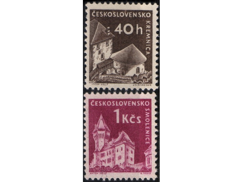 kt443gy 21.mar1960 Československo Mi1185-92 ** 2/8