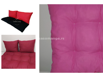 Jastuci za garniture od paleta - 160 x 50 x 50 cm - Pink