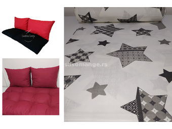 Jastuci za garniture od paleta - 130 x 50 x 50 cm - Stars