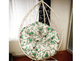 Jastuk Za Jaje Baštensku Ljuljašku - 140 cm - Flourish Green