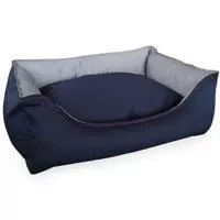 Pet Line Krevet za pse 2u1 Square Navy Gray veličina M