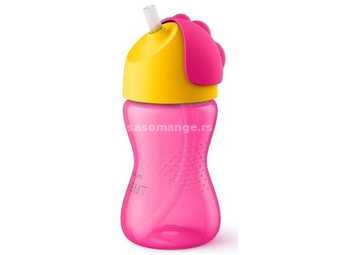 AVENT Magična šolja sa slamkom 300ml 1998 PINK SCF798/02