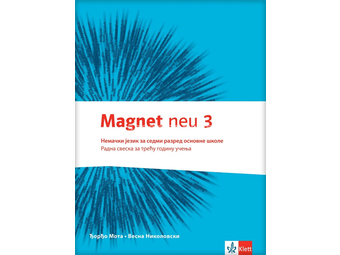 Klett Nemački jezik 7 Radna sveska za sedmi razred Magnet 3 neu