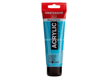 TALENS Amsterdam Akrilna boja - Akrilik - Tirkizno plava 120ml 680522