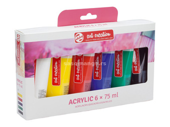 TALENS Art Creation Acrylic Colour Tube - Set - Akrilne boje 6x75ml 692901