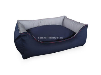 Pet Line Krevet za pse 2u1 Square Navy Gray veličina S