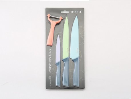TEXELL Set 3 noža i ljuštač TNT-S238