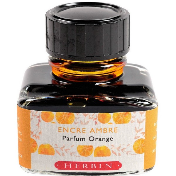 J.Herbin Perfumed ink 30ml Amber fragance Orange