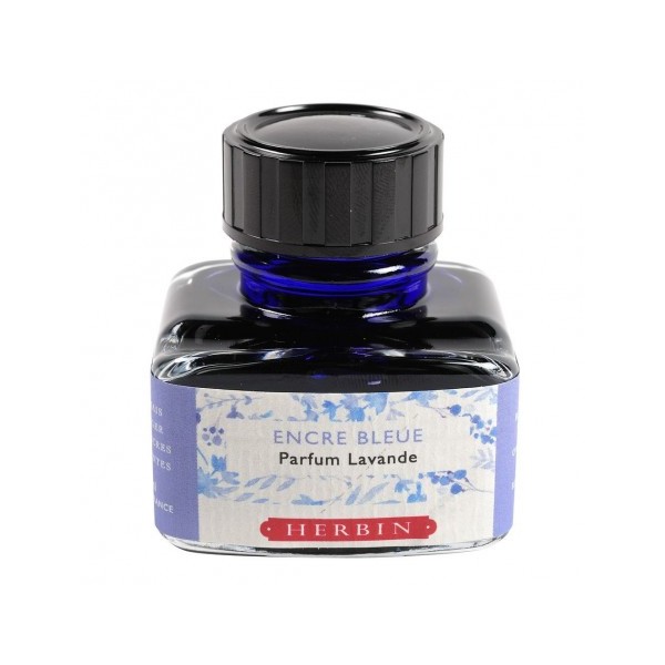 J.Herbin Perfumed ink 30ml blue fragance Lavender