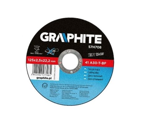 GRAPHITE rezna ploča za metal 125×2.5x22mm 57H708