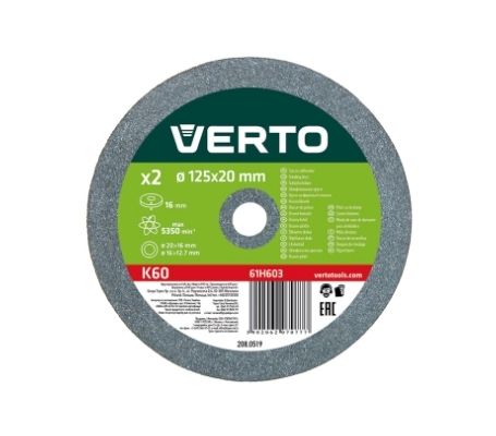 VERTO brusni disk – tocilo Ø125mm 16mm 61H603