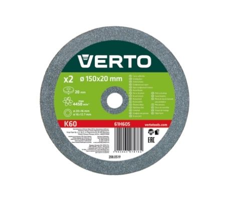 VERTO brusni disk – tocilo Ø150mm 20mm 61H605