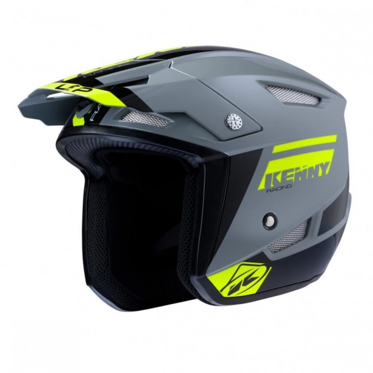 KACIGA KENNY TRIAL HELM UP GRAY NEON YELLOW