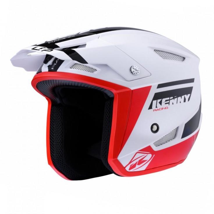 KACIGA KENNY TRIAL HELM UP BLACK RED