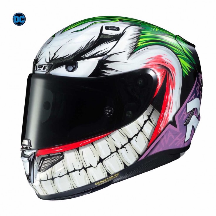 KACIGA HJC RPHA 11 JOKER DC COMICS MC48