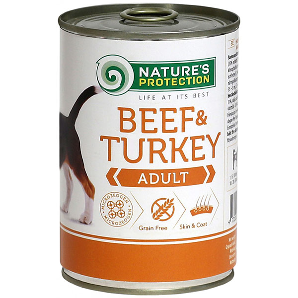 Nature’s Protection Adult Beef&Turkey – 400g
