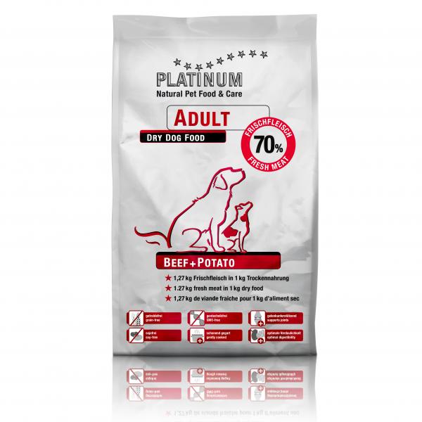 PLATINUM ADULT BEEF+POTATO (govedina i krompir) 1,5kg