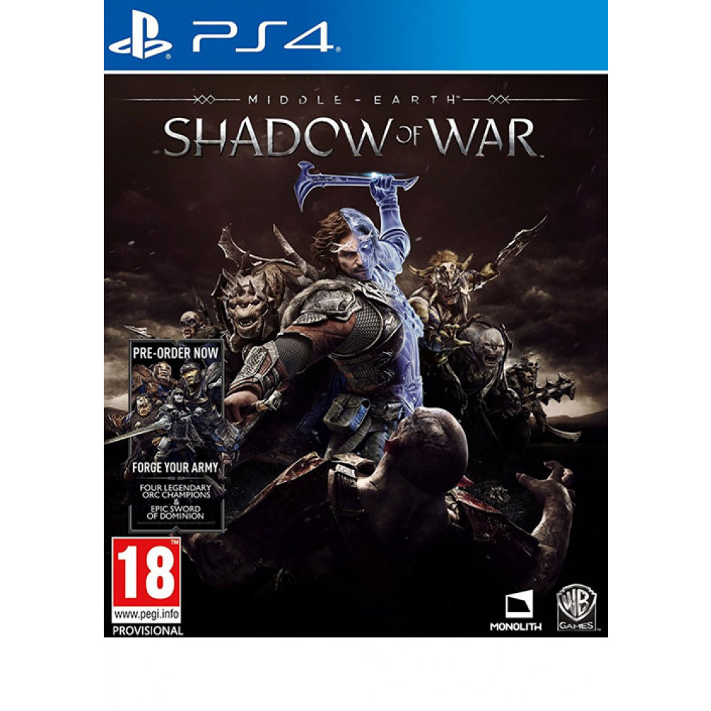 PS4 Middle Earth: Shadow of War