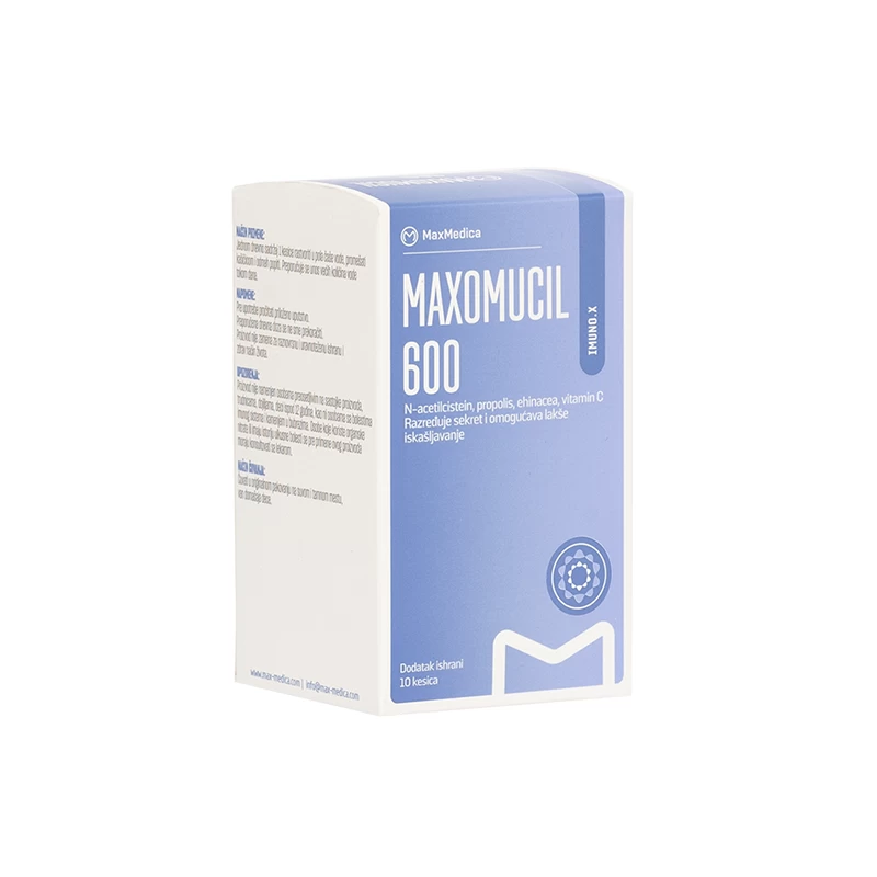 MaxoMucil 600 20 kesica Maxmedica