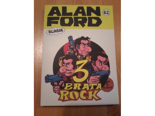 Alan Ford klasik broj 62: 3 brata Rock