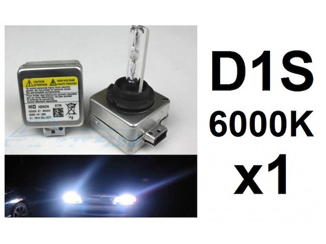 D1S XENON sijalica - 6000K - 35W - 1 kom