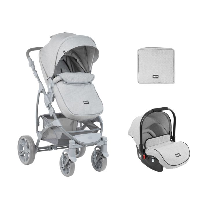 Kikka Boo Kolica NALA grey set 2in1 sa autosedištem