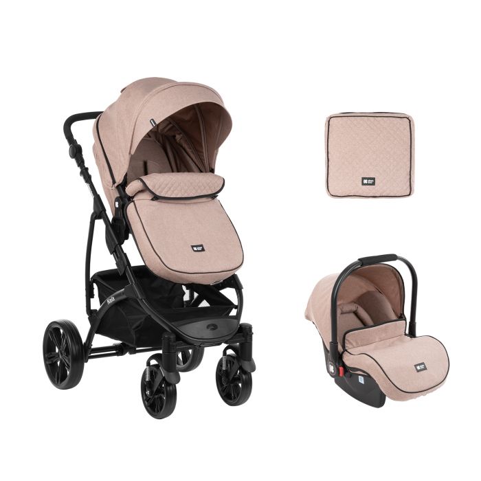 Kikka Boo Kolica NALA beige set 2in1 sa autosedištem