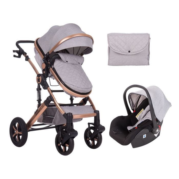 Kikka Boo Kolica DARLING light grey set 2in1 sa autosedištem