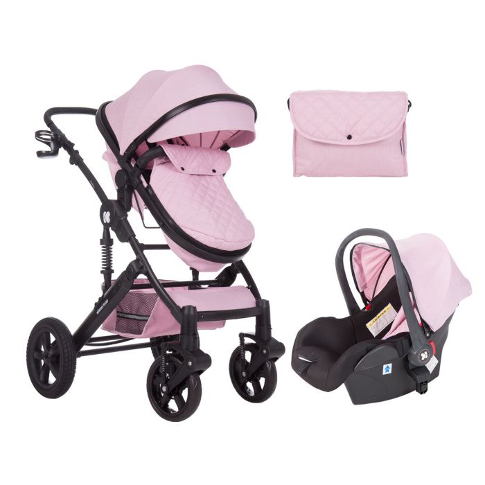 Kikka Boo Kolica DARLING pink set 2in1 sa autosedištem