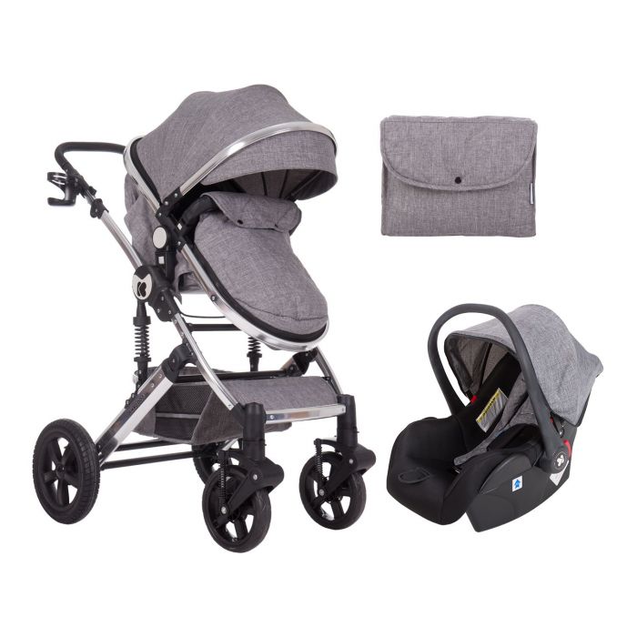 Kikka Boo Kolica DARLING dark grey set 2in1 sa autosedištem