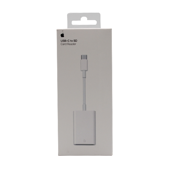 Adapter Apple Type C na SD Card reader white ORG