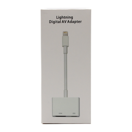 AV Adapter Apple Lightning Digital White AAA