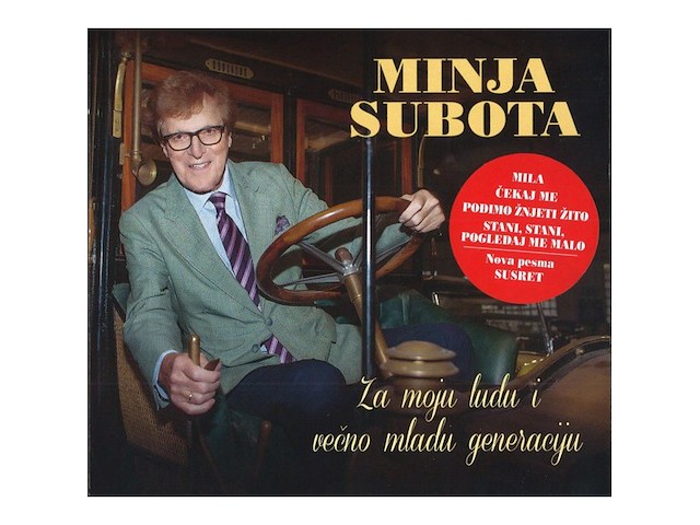 Minja Subota ‎–Za Moju Ludu I Večno Mladu Generaciju CD