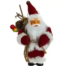 Deda Mraz crven 13cm Deco Santa