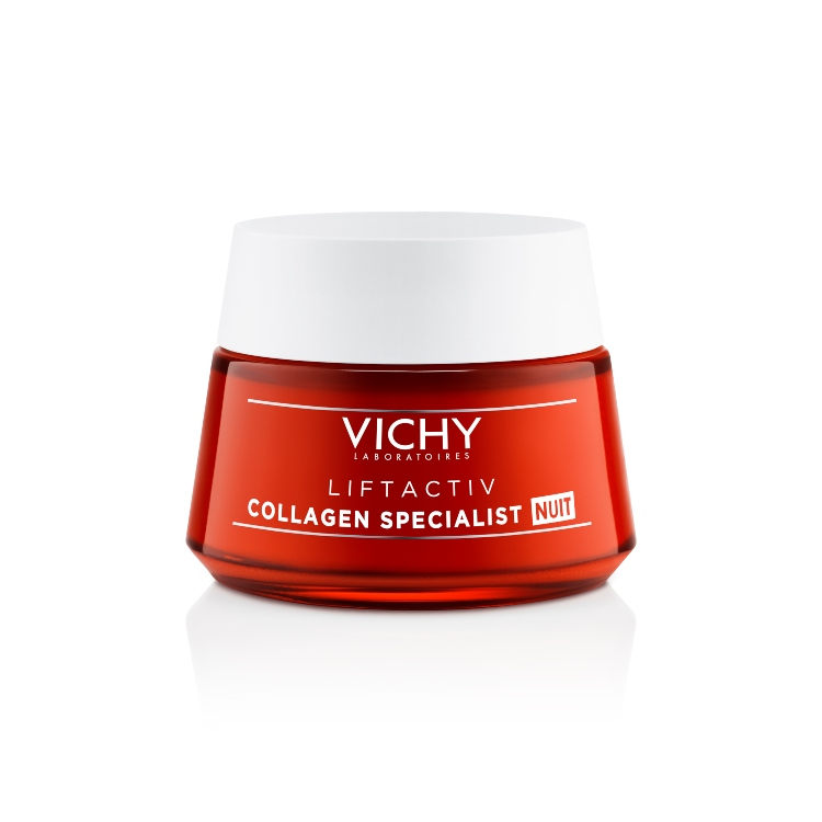 VICHY LIFTACTIV COLLAGEN SPECIALIST Noćna nega za korekciju bora, čvrstine i blistavosti kože s vitaminom Cg i anti-aging peptidima 50ml