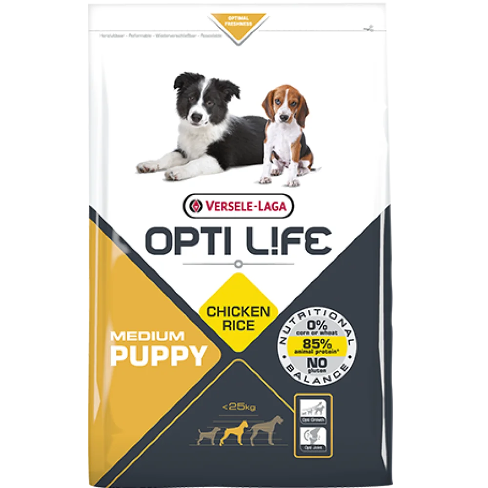 Opti Life hrana za pse Puppy Medium 12.5kg