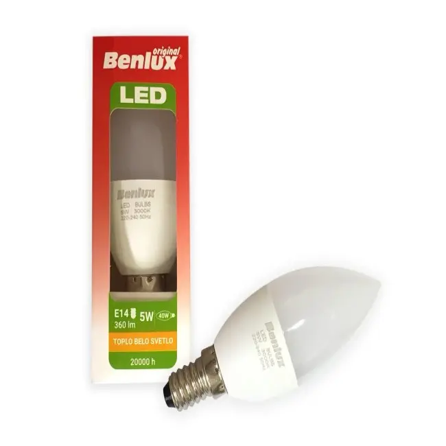 Sijalica led 5w 360lm e14 benluks