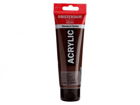 Royal talens Amsterdam, akrilna boja, burnt umber, 409, 120ml ( 680409 )