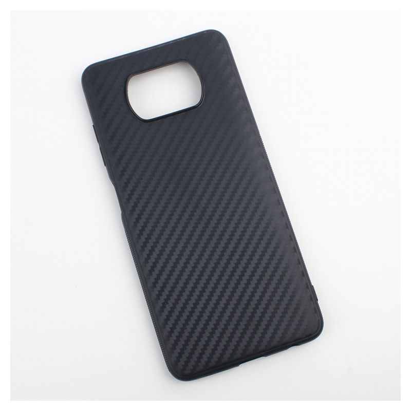 Maskica Carbon fiber za Xiaomi Poco X3 NFC crna