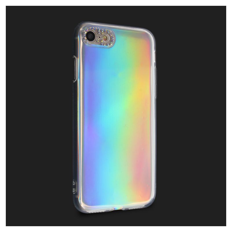 Maskica Camera Crystal IPhone 7/8/SE (2020) siva