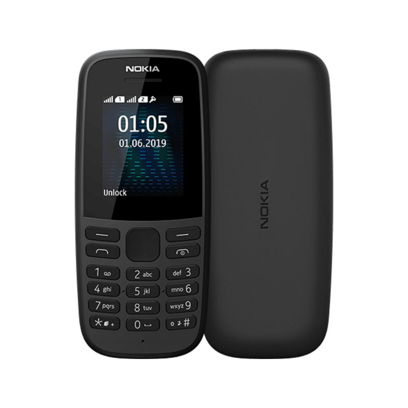 Mobilni telefon Nokia 105 2019 1.77″ DS 4MB/4MB crni
